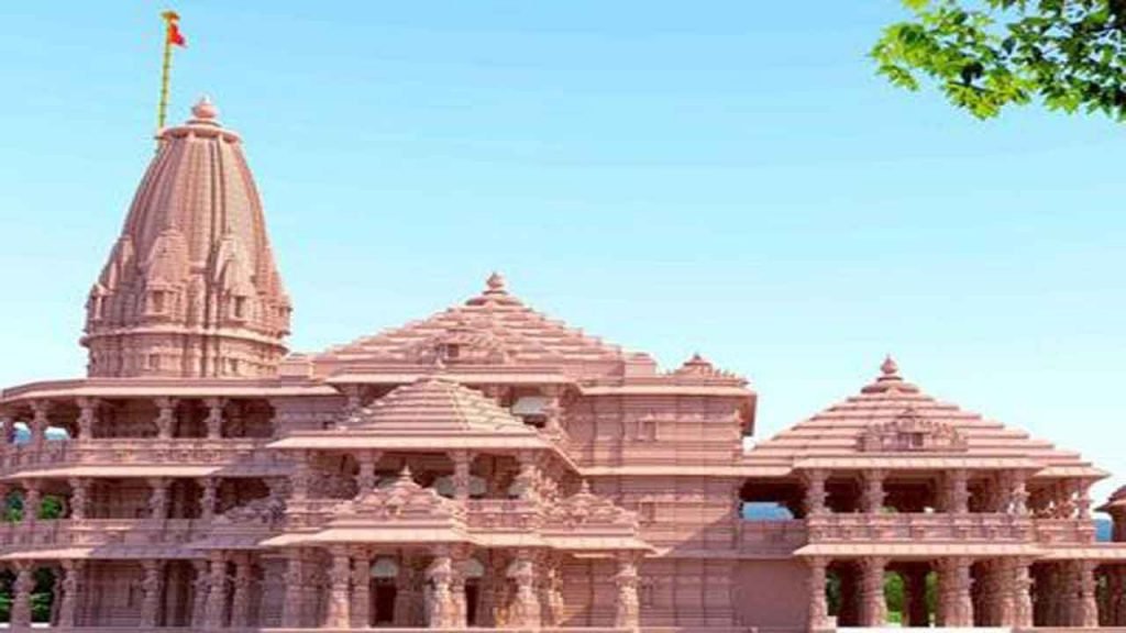 First Glimpse of Ayodhya Temple Construction