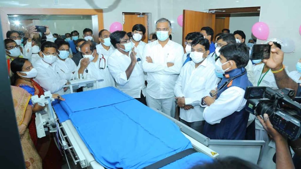 Harish Rao inaugurates Cath lab at Khammam