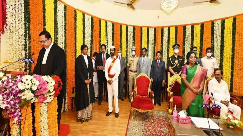 Justice Ujjal Bhuyan takes oath as Telangana High Court Chief Justice