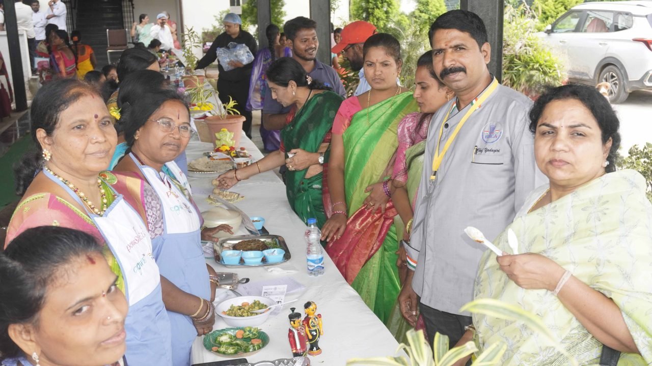 Cookery Contest with a unique purpose held Jadcherla today
