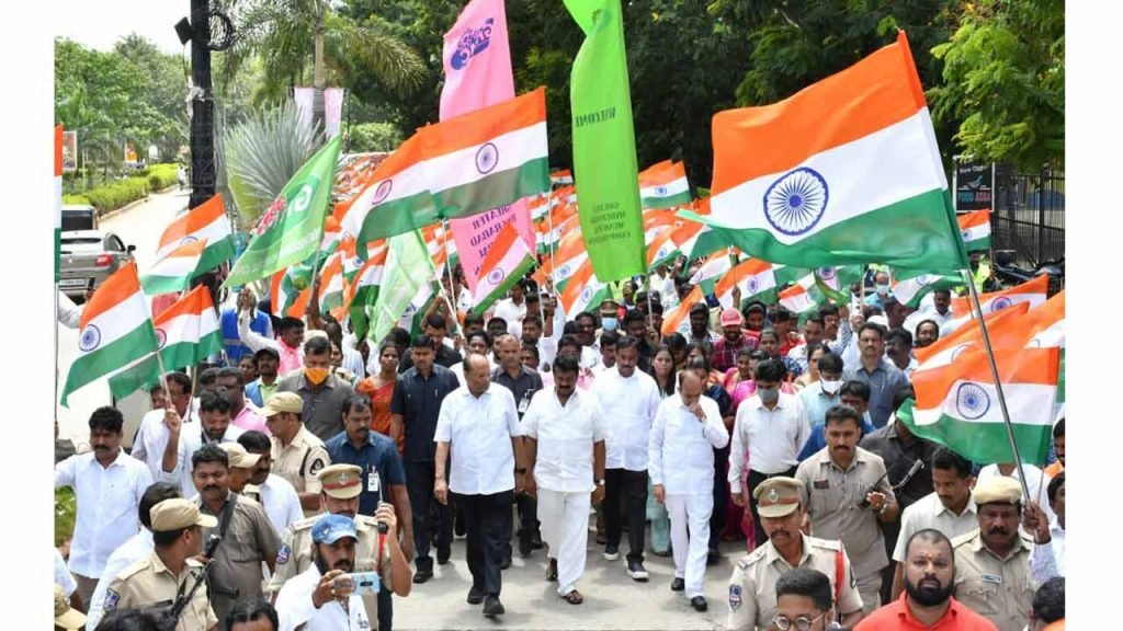 Telangana integration day rallies held on grand scale across state