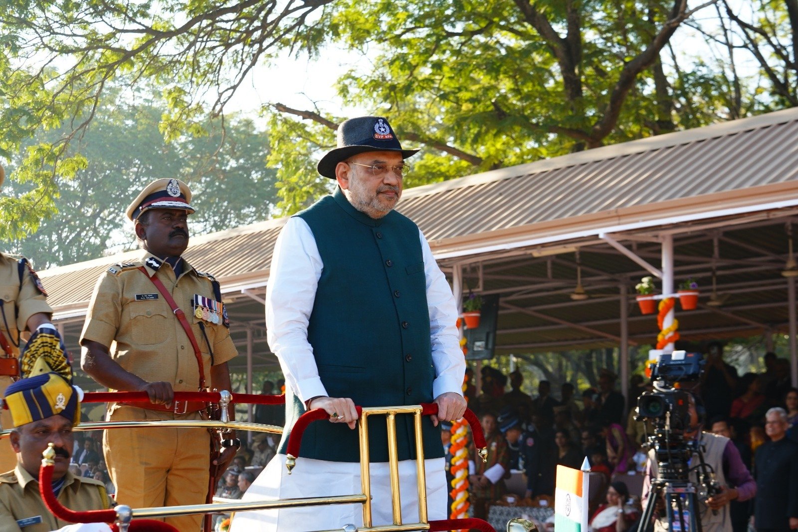 Hyderabad: Amit Shah attends IPS Trainee Officers Passing Out Parade