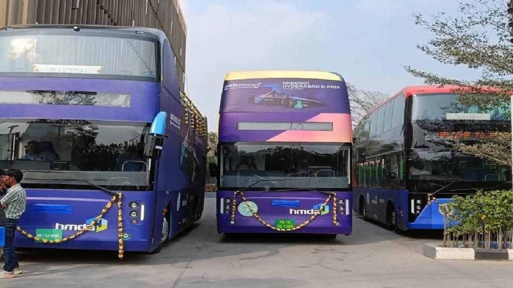 Six Electric Double Decker Buses to be Welcomed in Hyderabad