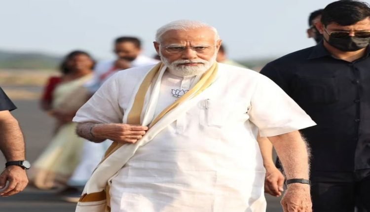 PM Narendra Modi Arrives in Kochi