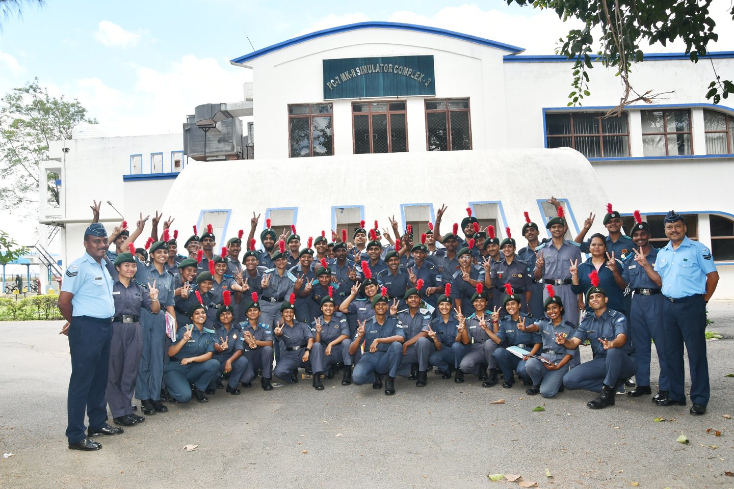 Air Force Academy conducts training camp for Cadets of Senior Division NCC
