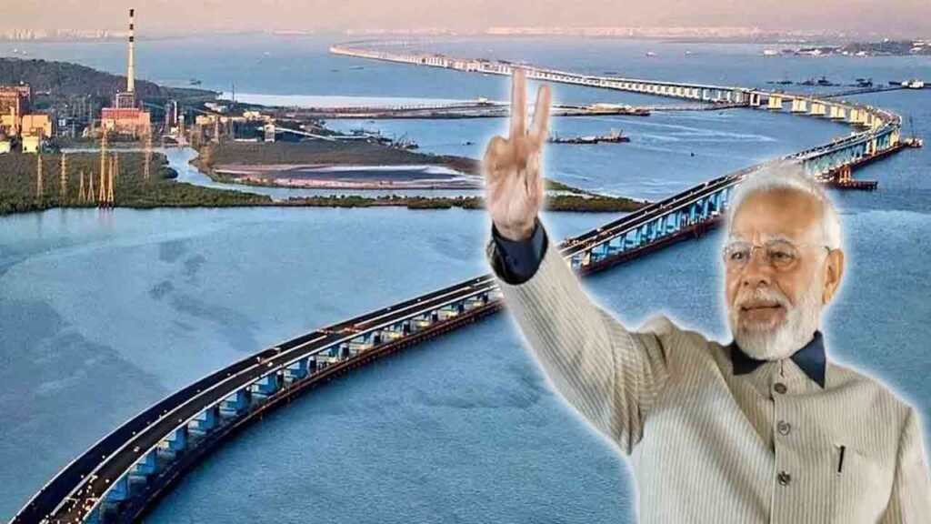 PM Modi Inaugurated The Longest Sea Bridge In The Country