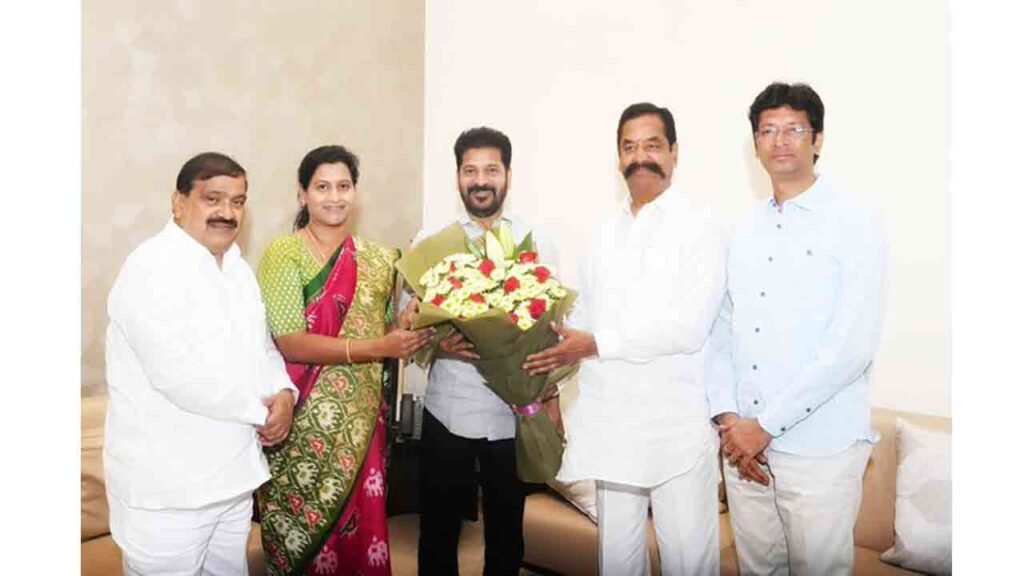Teegala Krishna Reddy And Anitha Reddy Joined Congress