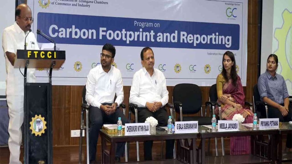 Program on Carbon Footprint & Reporting held in Hyderabad