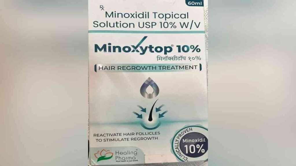 DCA Seized Widely Available Minoxytop 10%