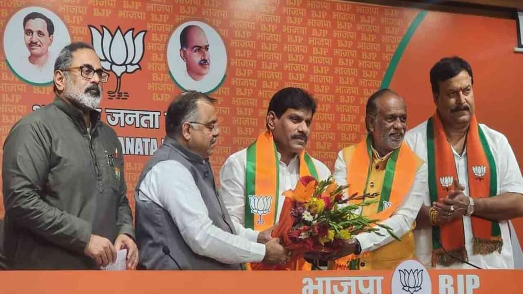 Another Jolt To KCR: BRS MP B.B Patil Joins BJP