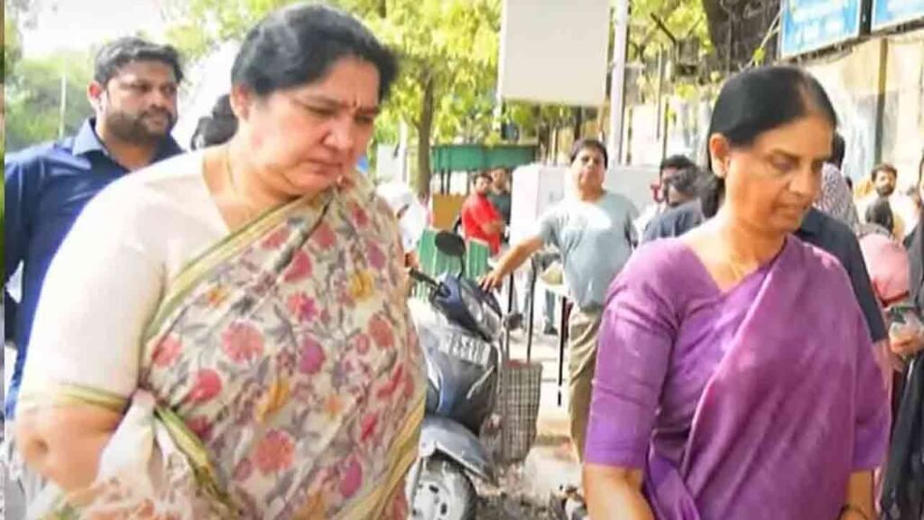Sabitha, Satyavathi Visited Tihar Jail To Meet Kavitha Involved In ...
