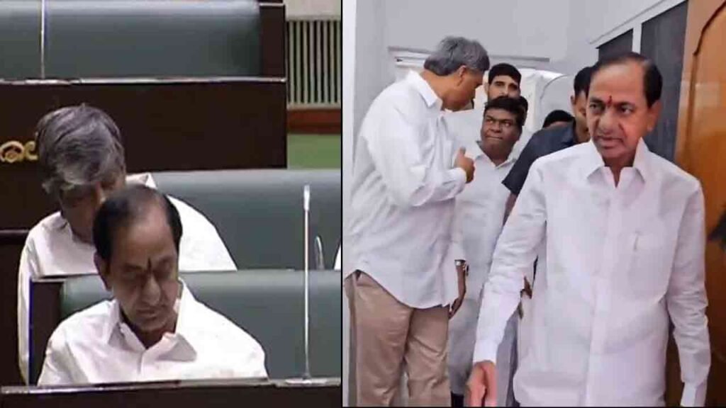 KCR Attends Assembly Session For The First Time As Opposition Leader