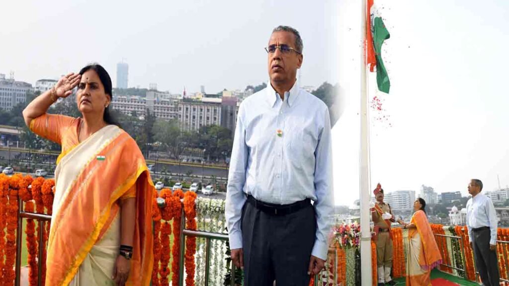 Chief Secretary Hoisted The National Flag At Secretariat