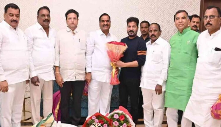 CM Revanth Reddy’s Team Returns to Hyderabad After Overseas Tour