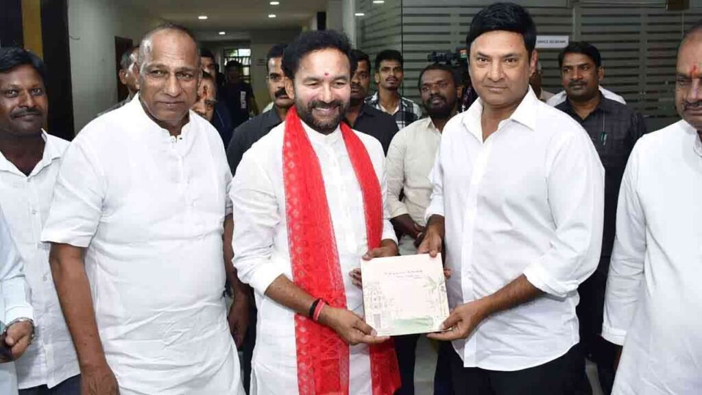 BRS MLA Malla Reddy Met With Union Minister Kishan Reddy