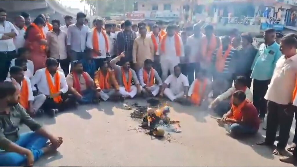 Shamshabad Temple Attack: Tension Erupts As Hindu Organisations Protest