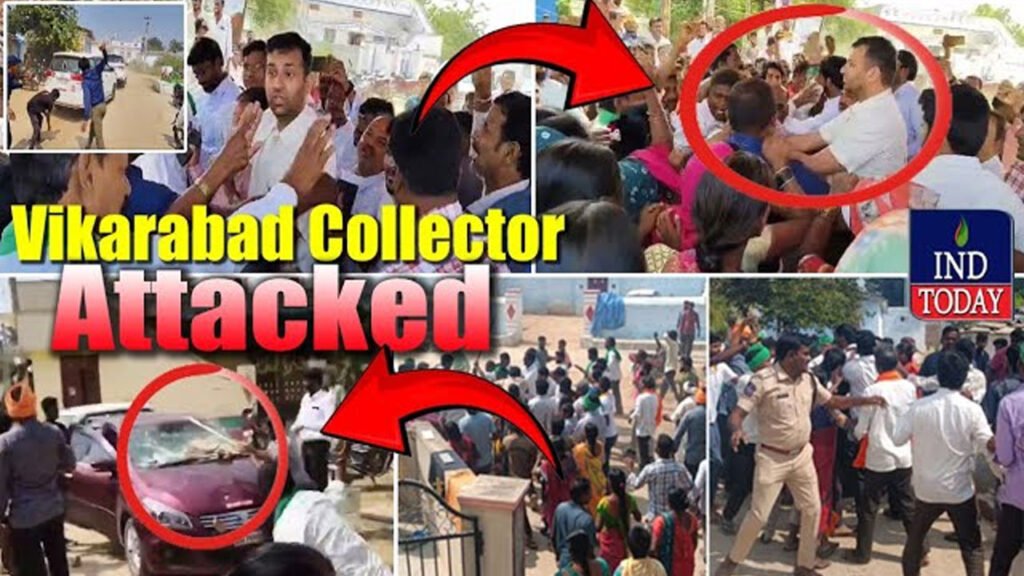 WATCH | Vikarabad Collector Attacked By Farmers