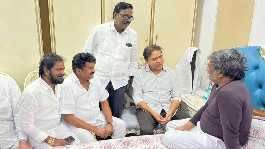 KTR And BRS Leaders Meet MLA Padma Rao Goud At His Residence