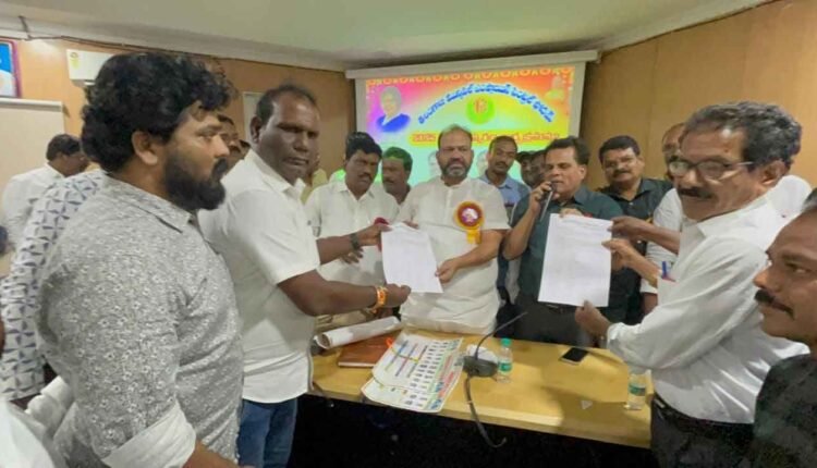 K. R. Rajkumar Elected as President of Telangana State TNGOs Union ...