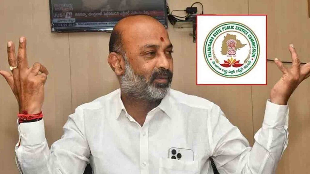 Bandi Sanjay’s Letter To TGPSC Chairman On Group-1 Issue
