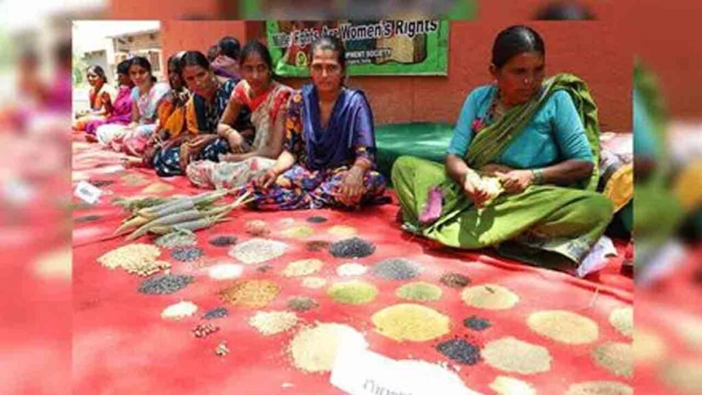 Women Farmers Display Over 70 Varieties Of Seeds Of Traditional Crops