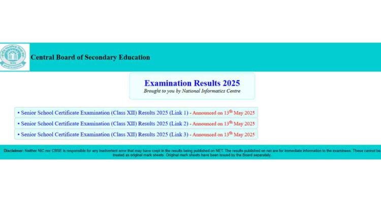 CBSE Class 12th Results Out