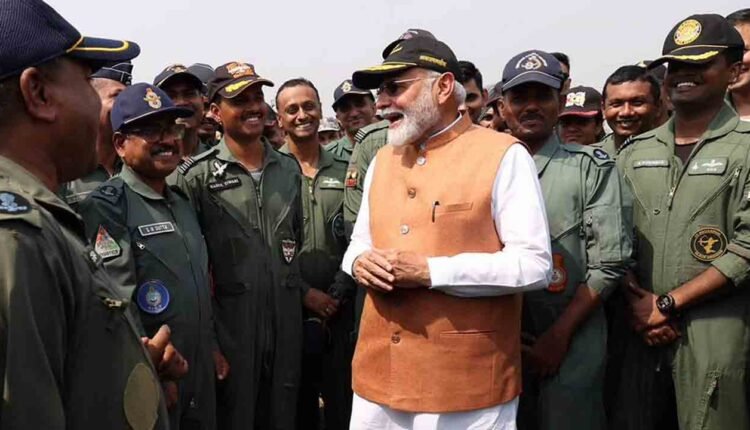 PM Modi Travels To Adampur Air Base, Interacts With Soldiers