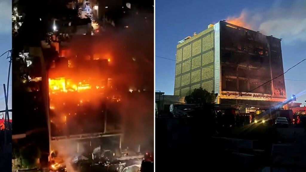 Massive Hypermarket Fire Kills 50 In Iraq Wasit Province