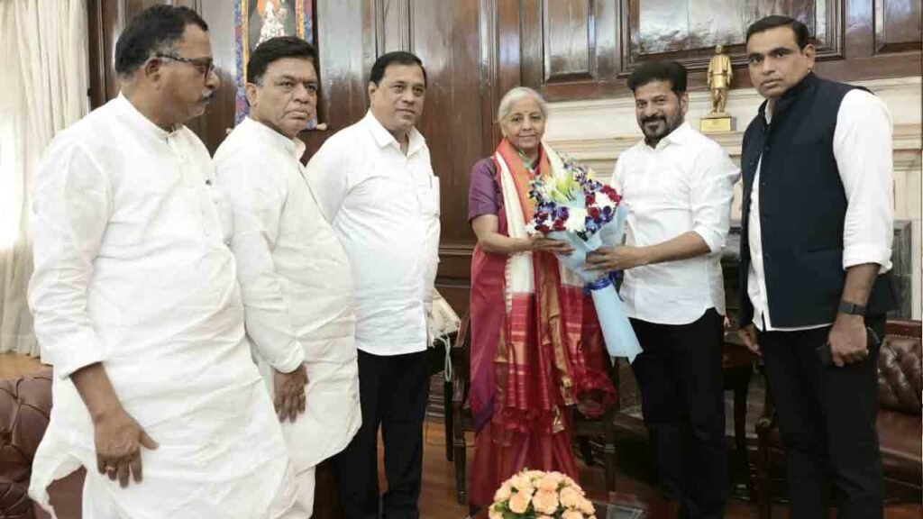 CM Revanth Reddy Met Union Minister Nirmala Sitharaman