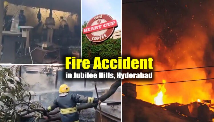Hyderabad: Huge Fire, Cafe Gutted
