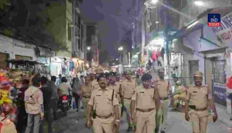 Hyderabad Police Conduct Flag March After Puranapool Incident
