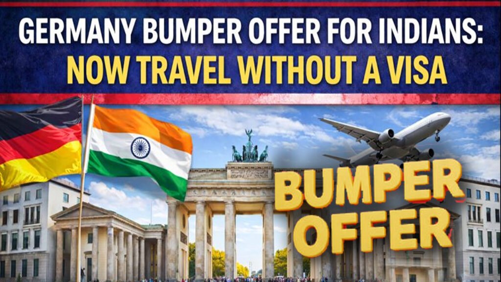 Germany Bumper Offer For Indians: Now Travel Without A Visa